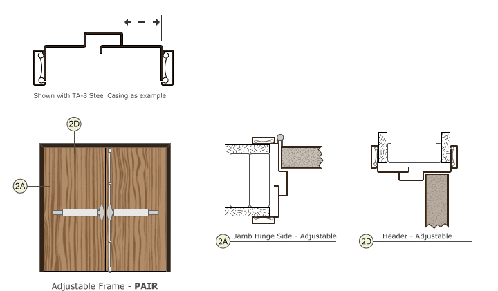 Door Frames :Pair - Timely Frames