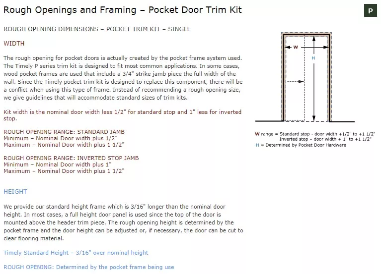 Door Frames :Single - Timely Frames